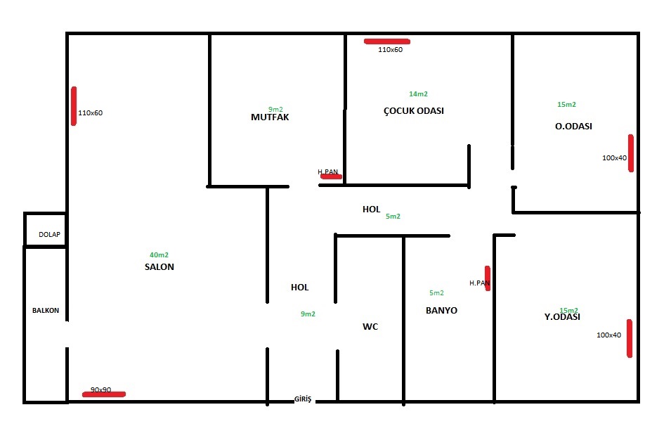 ANKARA KROKİ ÇİZİMİ-MİMARİ KROKİ T:0531 981 7415 İŞ YERİ KROKİSİ 1/100 ...